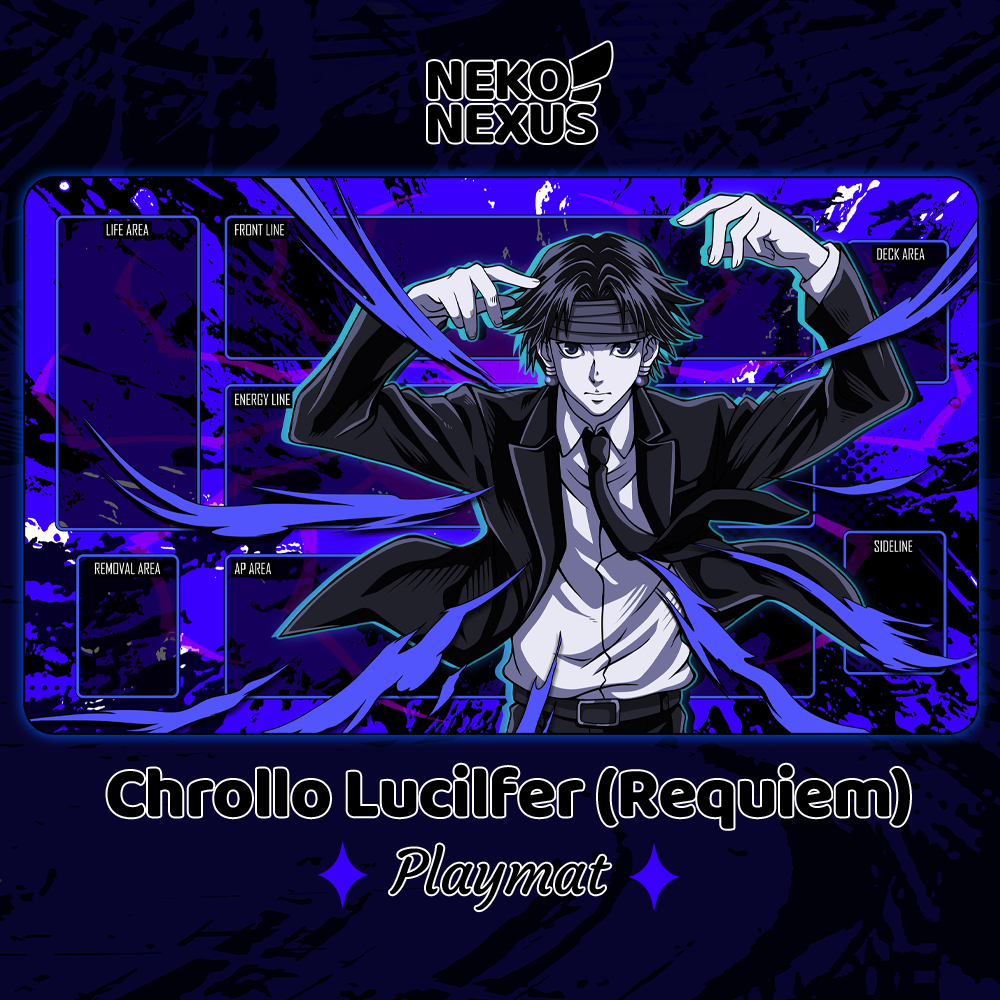 Playmat (Requiem) - Chrollo Lucilfer UA - 14"X24" / 34,5X59 cm ...